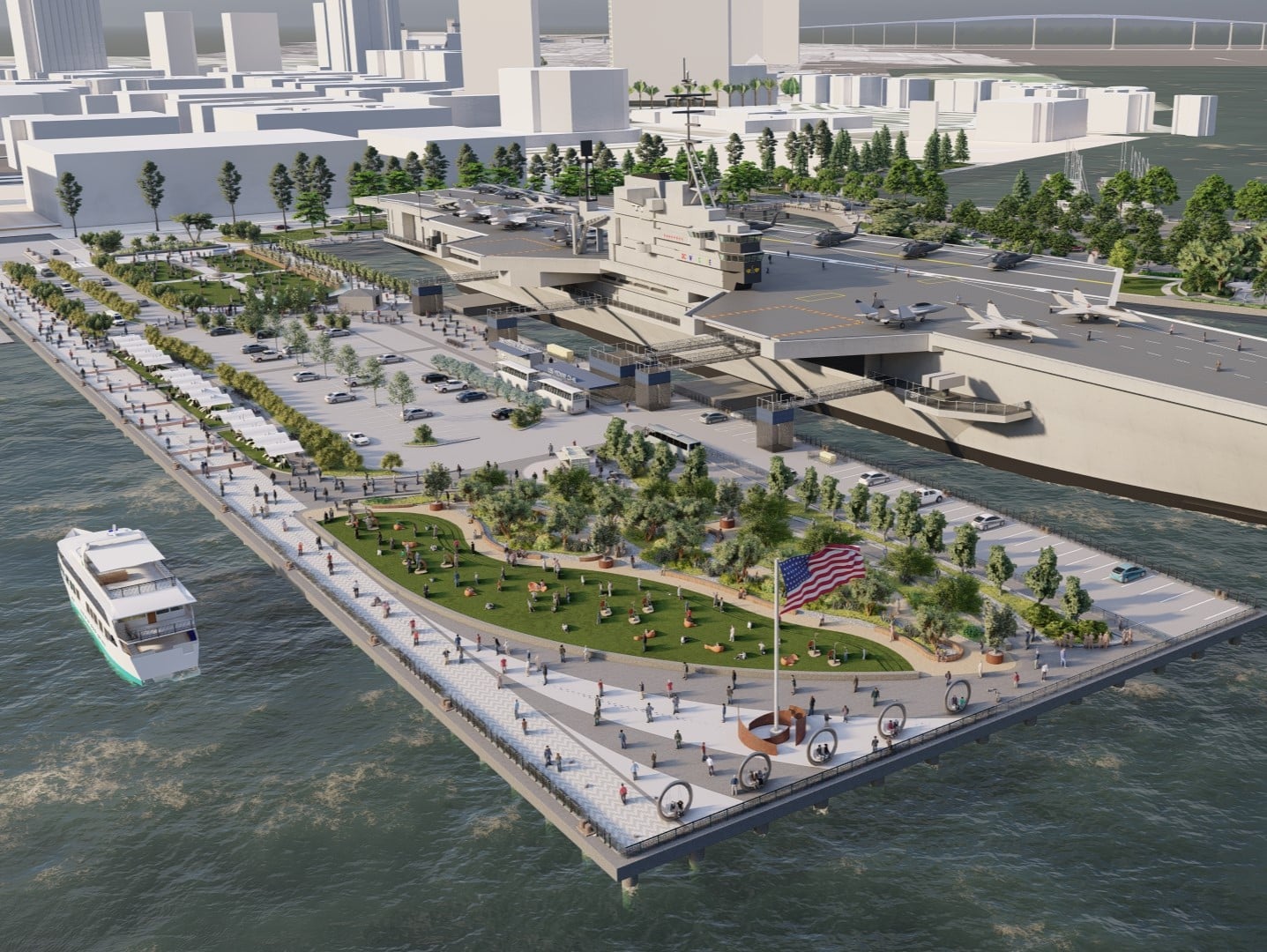 Freedom Park near Midway Museum