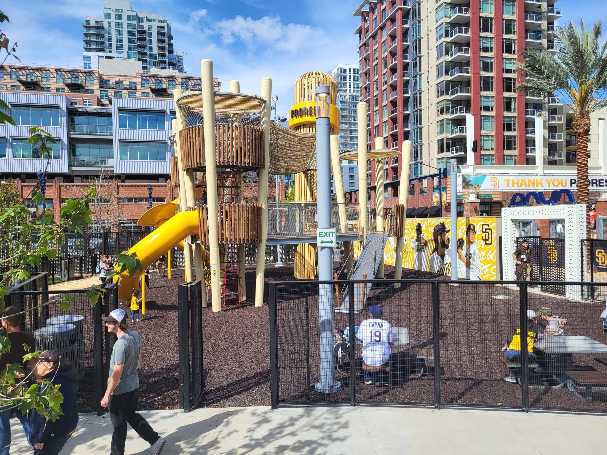 Behind The Glittery Facade of the San Diego Padres' Gallagher Square ...