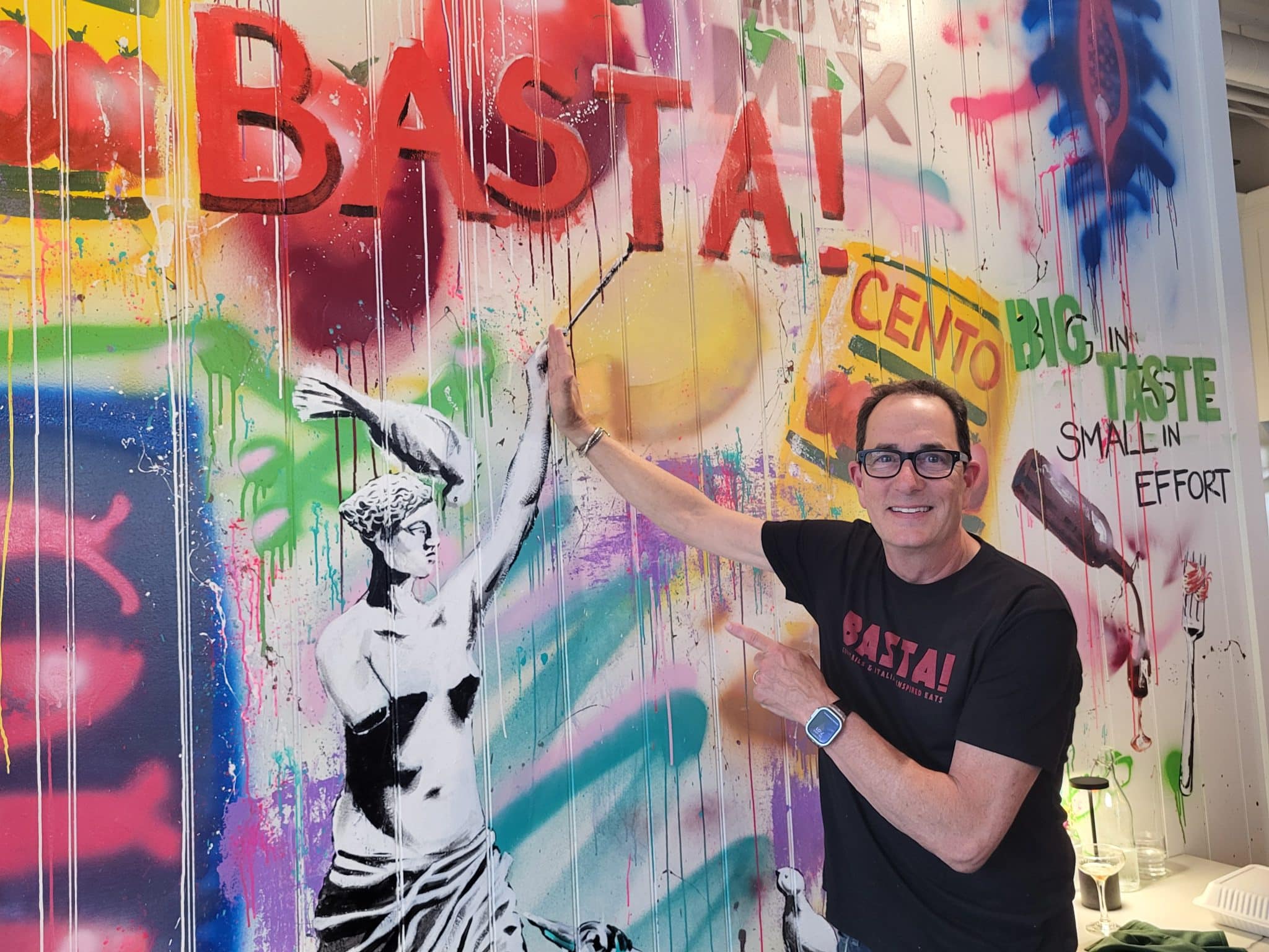 Sam "The Cooking Guy" Hopes You'll Get Enough At Basta!